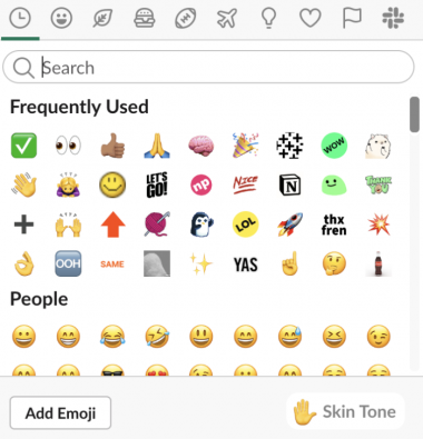 Complete guide to using Slack emojis and reacjis