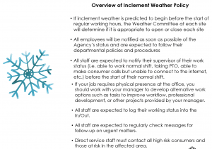The Guide to an Inclement Weather Policy for HR | AttendanceBot
