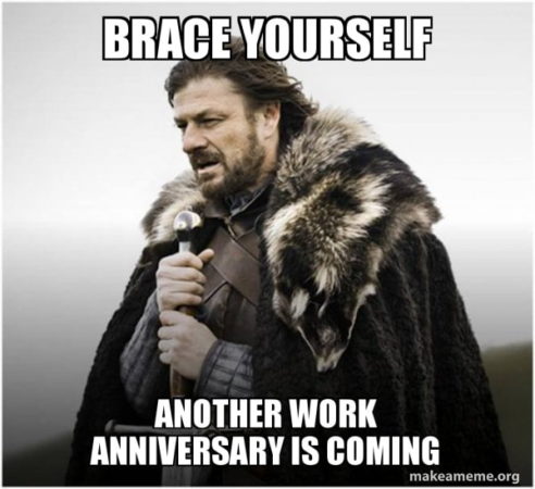 28 Work Anniversary Memes To Make You Laugh Out Loud