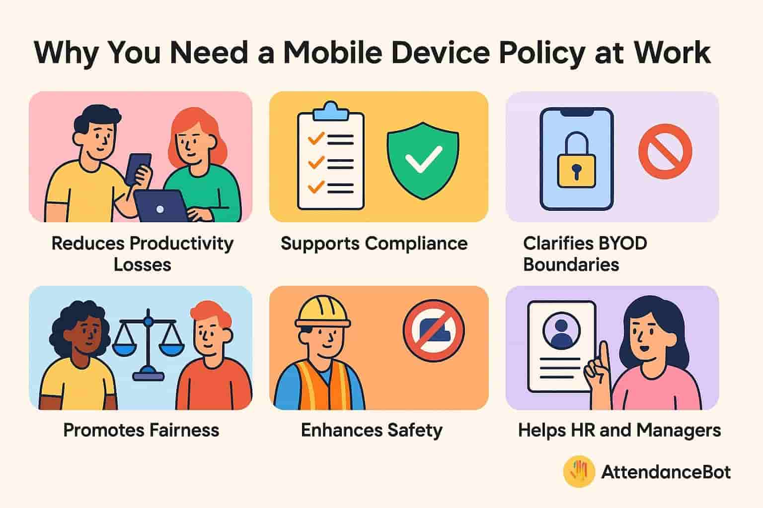 Rethinking Mobile Usage Policies at Work | AttendanceBot