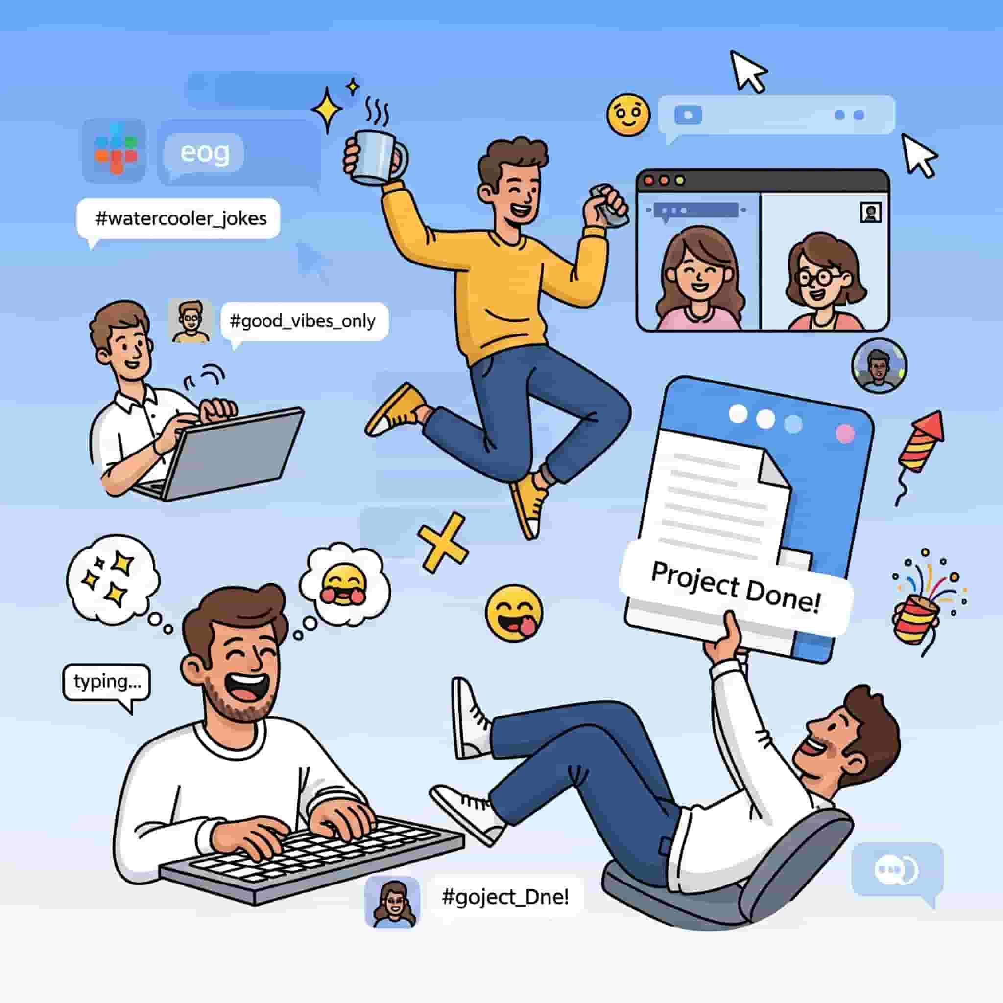 25 Funny Slack Channel Ideas to Spark Joy | AttendanceBot